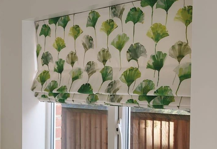 Roman blinds made to measure at Falcon Fabrics Chichester