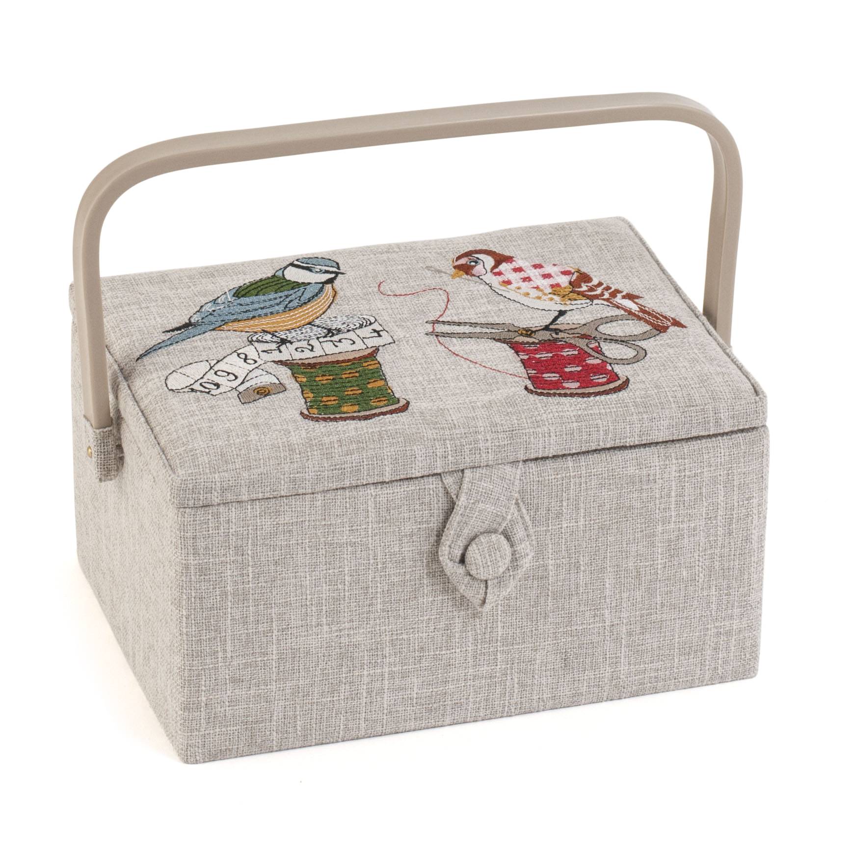 Embroidered Sewing Boxes