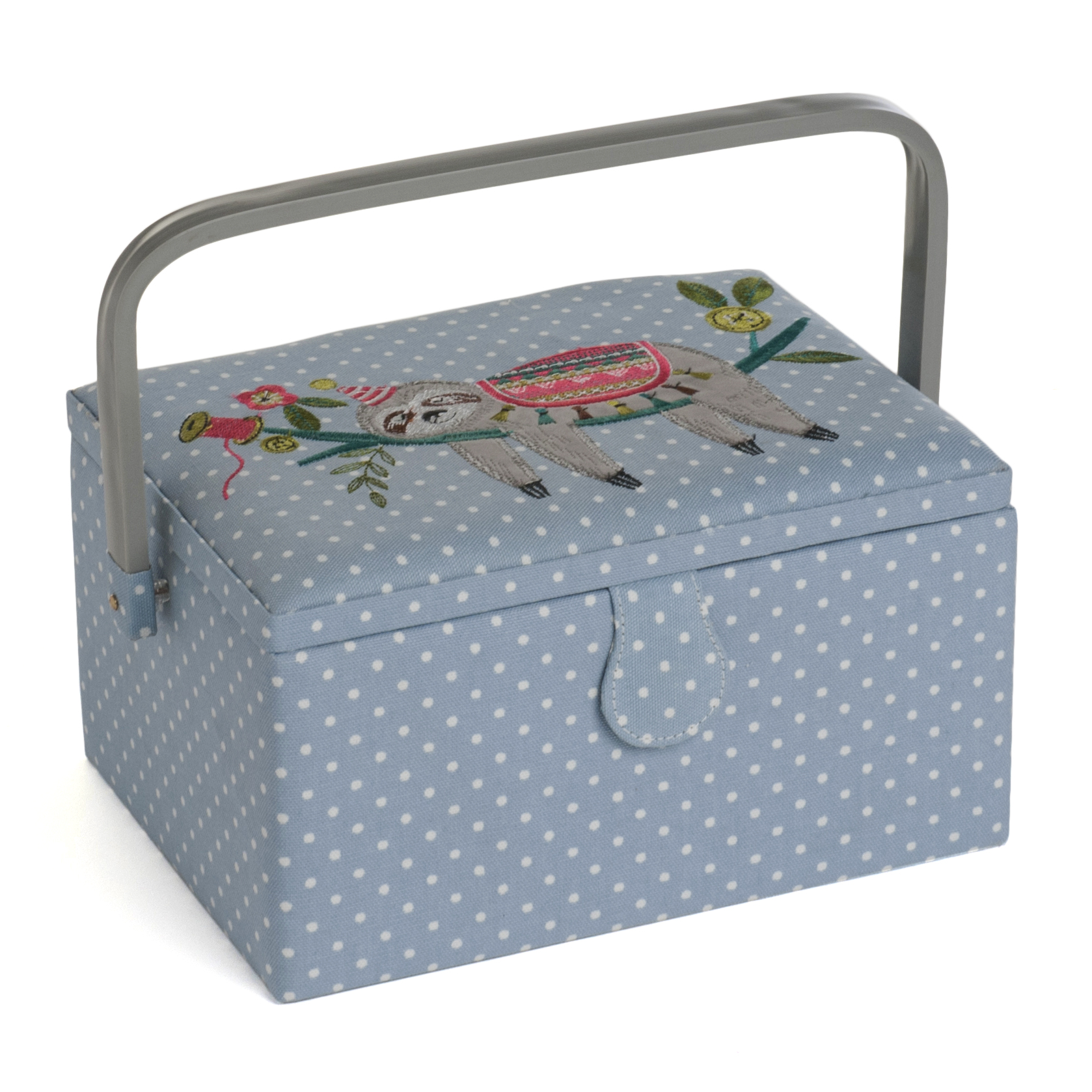 Embroidered Sewing Boxes